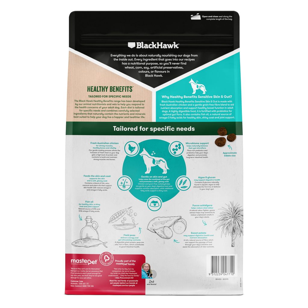 Black Hawk Healthy Benefits Sensitive Skin & Gut - Pet Village